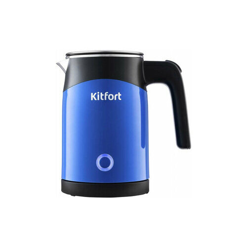 KITFORT Чайник электрический Kitfort КТ-639-2 0.5л. 1150Вт черный/белый (корпус: нержавеющая сталь/пластик)