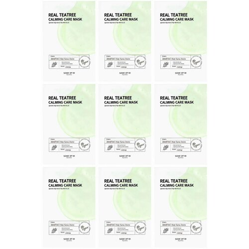 Some By Mi Маска тканевая для лица REAL TEATREE CALMING CARE MASK 20 мл 9 шт