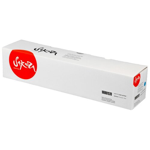 3 шт. Картридж лазерный Sakura 106R01570 голубой 17200 стр. для Xerox (SA106R01570)