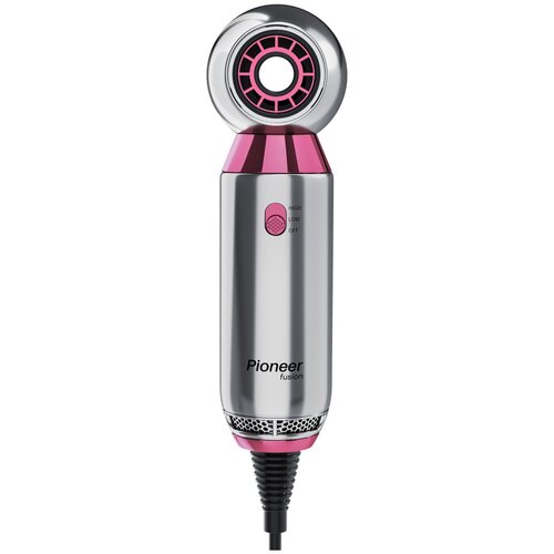Фен Pioneer HD-1000, серебристый/розовый