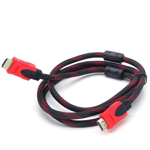 Кабель HDMI-HDMI 1.5м (v1.3, оплётка, 2 фильтра) Орбита OT-AVW04