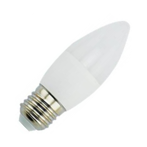 5шт. Светодиодная лампа Ecola candle, LED E27 8.0W 220V 4000K свеча (композит) 100*37