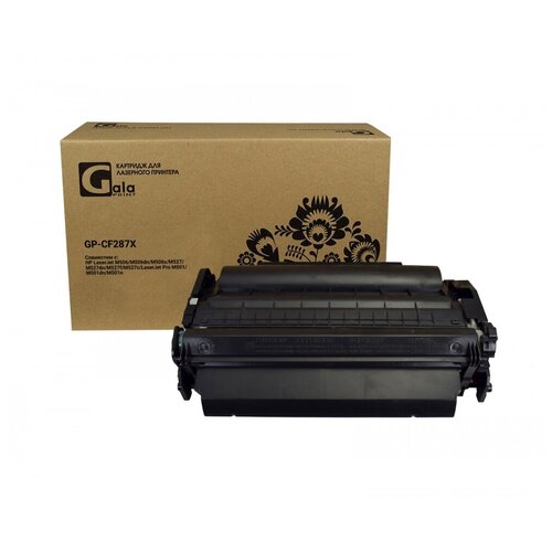 Картридж GP-CF287X (№87X) для принтеров HP LaserJet M506/M506dn/M506x/M527/M527dn/M527f/M527c/LaserJet Pro M501/M501dn/M501n 18000 копий GalaPrint