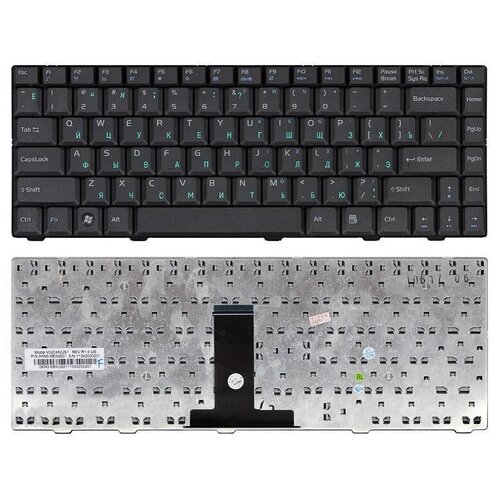Клавиатура для ноутбука Asus 0KN0-6B1RU0210093000452 черная, версия 1