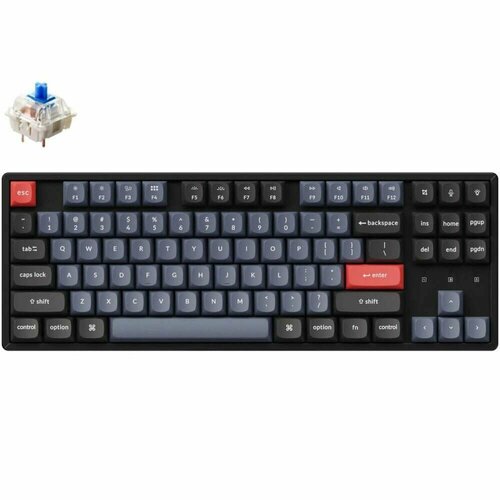 Клавиатура Keychron K8P-J2, Gateron G pro Mechanical Blue Switch, RGB
