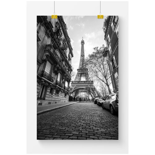 Постер на стену для интерьера Postermarkt Эйфелева башня №2, размер 40х50 см, постеры картины для интерьера в тубусе
