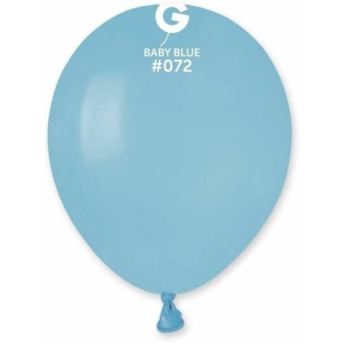 Воздушный шар, Весёлая затея, 5"/72 Пастель Baby Blue 100шт