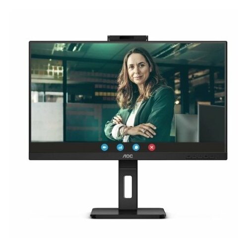 AOC Монитор LCD AOC 23.8' 24P3QW {IPS 1920x1080 75Hz 4ms 178/178 300cd 2xHDMI1.4 DisplayPort1.2 4xUSB3.2 WEBCam MM}