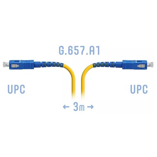 Патч-корд SNR оптический SNR-PC-SC/UPC-A - 3 метра SNR-PC-SC/UPC-A 3m