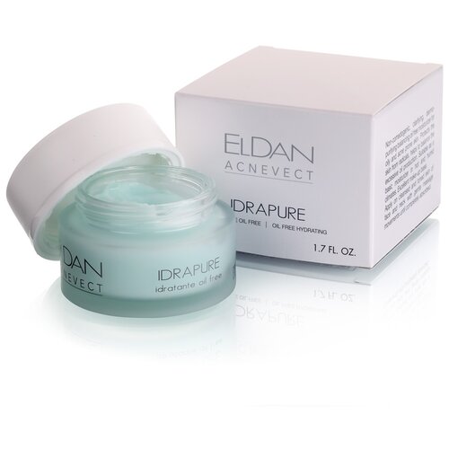 Eldan Cosmetics Очищающий крем Idrapure Oil Free Moisturizer, 50 мл