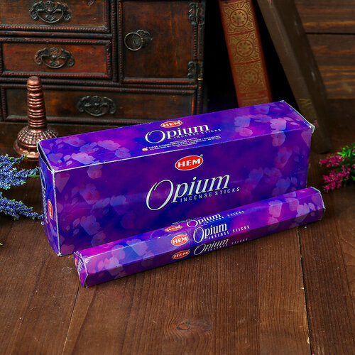 Благовония "HEM" 20 палочек угольные opium
