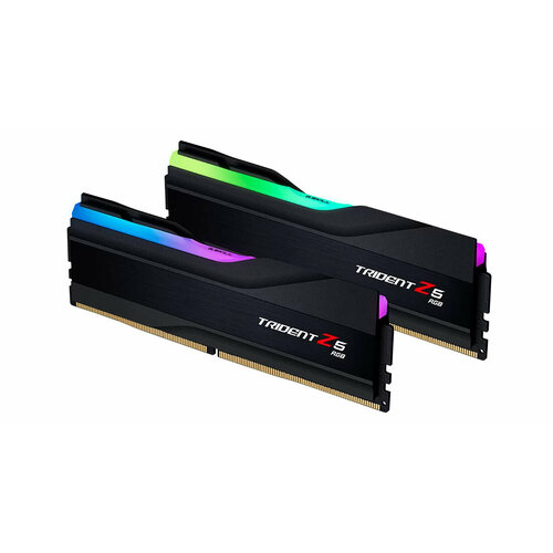 Модуль памяти 48GB (2x24GB) G.Skill TRIDENT Z5 RGB, DDR5, 5600MHz CL40 (40-40-40-89) 1.25V / F5-5600J4040D24GX2-TZ5RK / Black