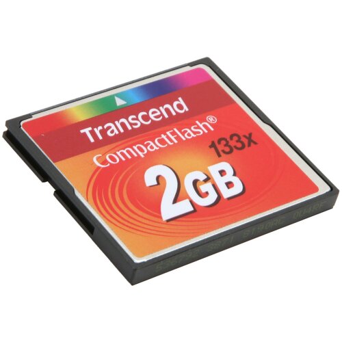 Карта памяти Transcend Compact Flash 2 ГБ, R/W 20/18 МБ/с