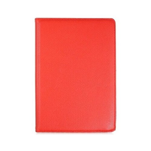 Кожаный чехол GSMIN Series RT для Apple iPad (2018) - Вращающийся (Красный)