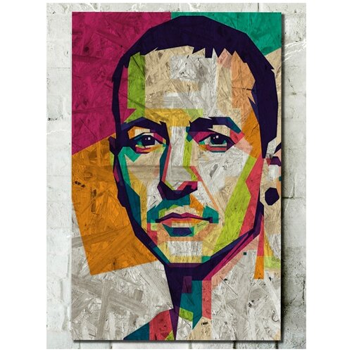 Картина интерьерная на рельефной доске Музыка Linkin Park Честер Бенингтон - 7486 В