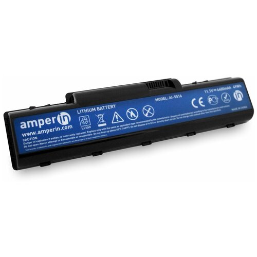 Аккумуляторная батарея Amperin для ноутбука Acer Aspire 4732, 5516 11.1V 4400mAh (49Wh) AI-5516