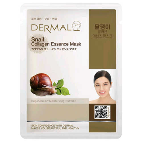 Маска Dermal Collagen Essence Mask - Snail Маска с коллагеном и экстрактом секреции улитки "экстракт секреции улитки" 23 г. №030 (850538)