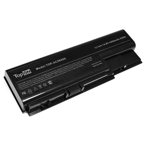 Аккумуляторная батарея TOP-AC5920-15V для ноутбуков Acer Aspire 5520 5920 6530 7230E 8730ZG 8920 14.8V 4400mAh TopON