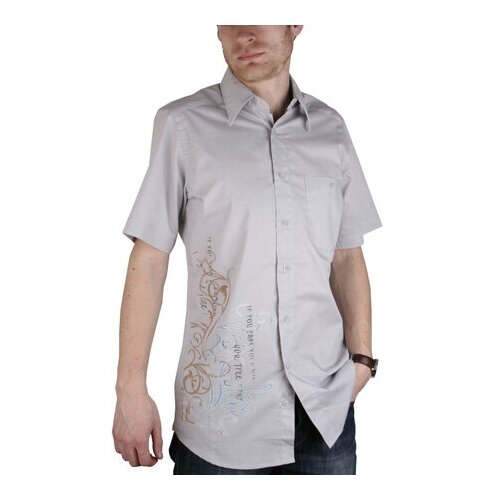 Рубашка Maestro, размер 44/S/178-186, серый