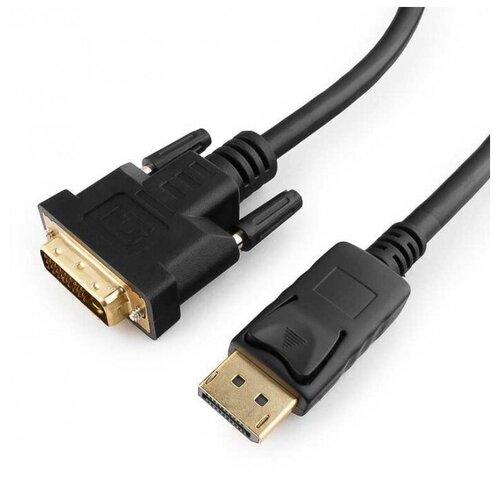 Кабель DisplayPort->DVI Cablexpert CC-DPM-DVIM-1.8M 1.8м 20M/25M черный экран