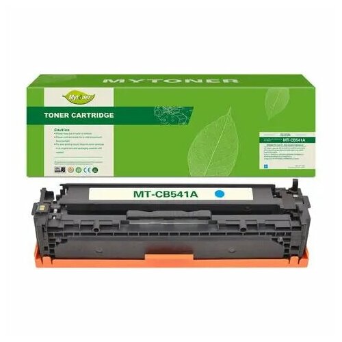 Картридж MyToner, аналог HP CB541A/125A/Canon 716 синий 1.4k с чипом