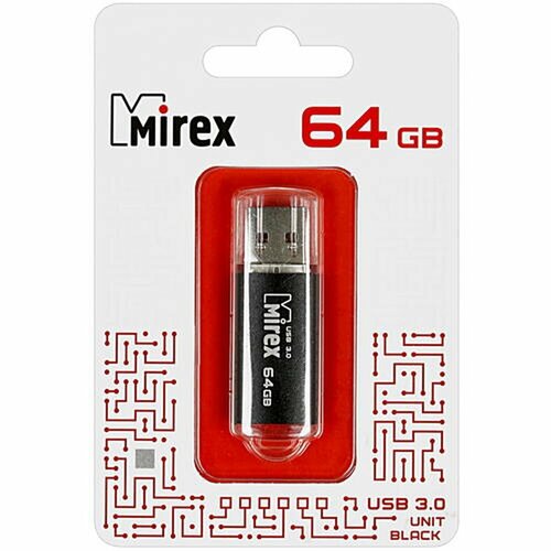 Память USB Flash 64 ГБ Mirex Unit [13600-FM3UBK64]
