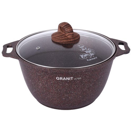 Кастрюля Kukmara Granit Ultra, 3 л, диаметр 22 см