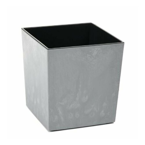 Кашпо квадратное JUKA ECO recycled beton пластмассовое | Festima.Ru ...