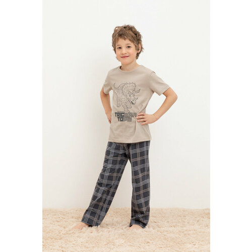 Пижама  crockid, размер 56/110, бежевый