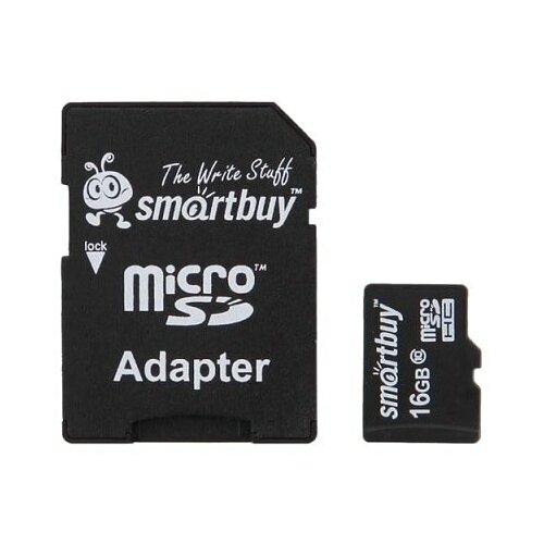 Карта памяти SmartBuy microSDHC Class 10 16GB