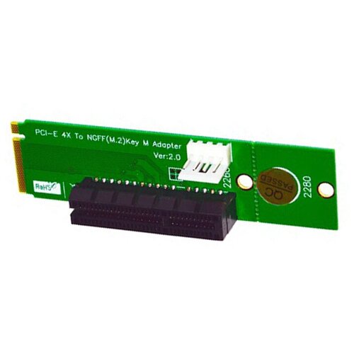 Адаптер M.2 M Key Male на PCI-E 4X Female x4 NGFF KS-is (KS-322)