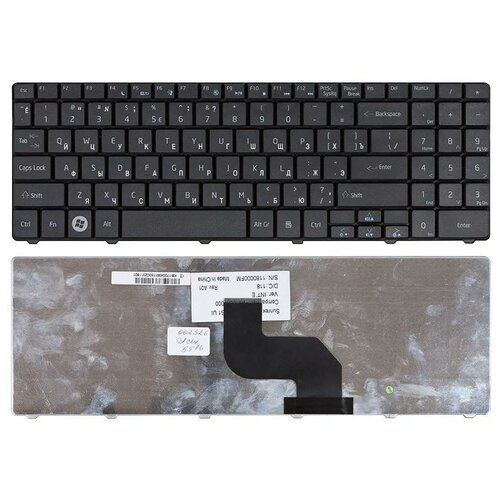Клавиатура для ноутбука Acer NSK-GFA0U русская, черная