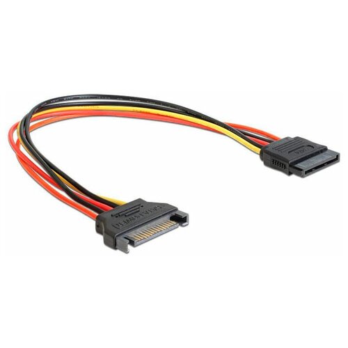 Аксессуар Кабель Gembird Cablexpert SATA 15-pin/F - 15-pin/M 30cm CC-SATAMF-01