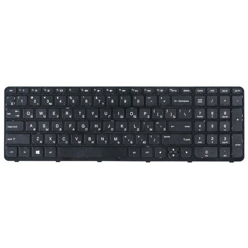 Клавиатура для HP Pavilion 15-n088er черная с рамкой