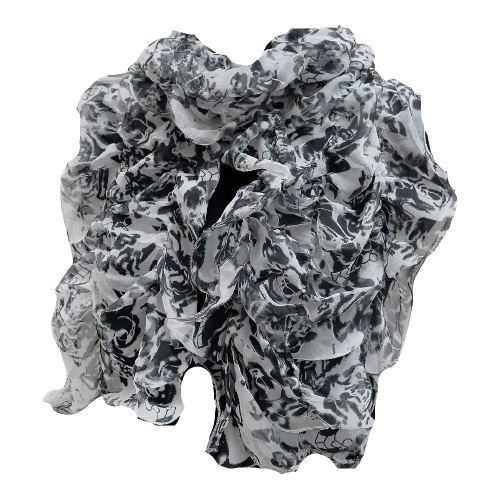 Шарф Crystel Eden,150х35 см, серый