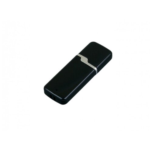 Промо флешка пластиковая с оригинальным колпачком (32 Гб / GB USB 2.0 Черный/Black 004 Оригинальная флешка с гарантией качества)