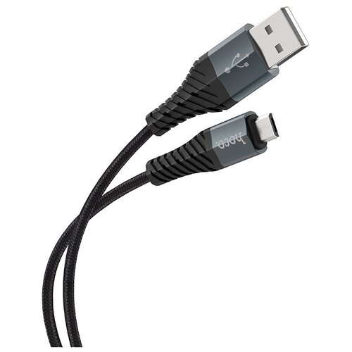 Кабель USB X38 Cool series Charging, Micro-USB, 1м, черный
