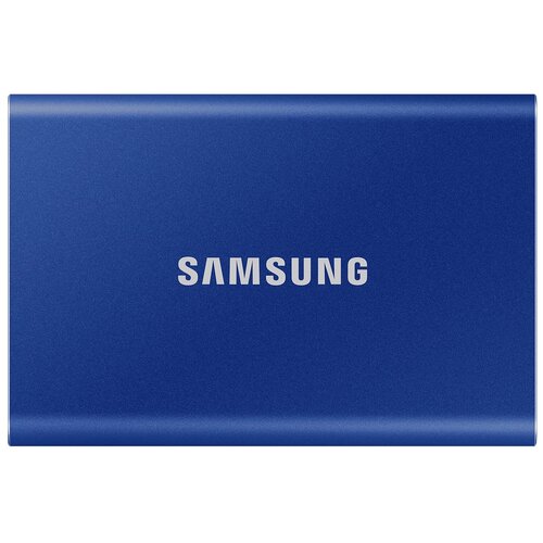 1 ТБ Внешний SSD Samsung T7, USB 3.2 Gen 2 Type-C, синий