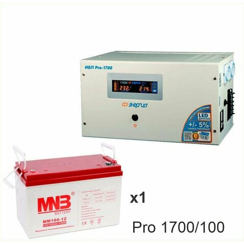 Энергия PRO-1700 + Аккумуляторная батарея MNB MМ100-12