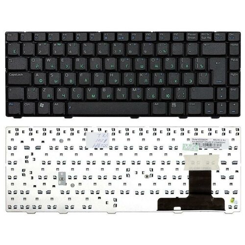 Клавиатура для ноутбука Asus OKNO-8C1RU01, русская, черная, версия 3