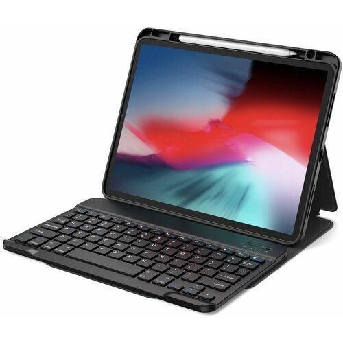 Чехол с клавиатурой для айпада WiWU Protective Keyboard на iPad 10.9 / 11 дюймов (2018-2021 года), черный