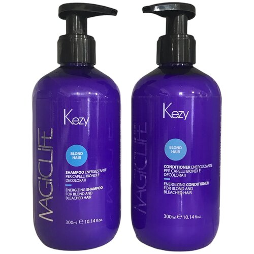 KEZY Magic Life Blond Hair Набор для светлых и обесцвеченных волос, шампунь,300 мл + кондиционер, 300 мл