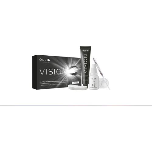 Набор Vision для окрашивания бровей и ресниц OLLIN PROFESSIONAL (Черный)