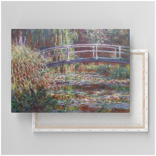 Картина на холсте с подрамником / Monet Claude - The Japanese Bridge / Клод Моне