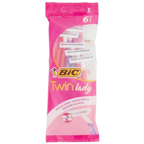 BIC бритвенный станок Twin Lady, 6 шт.