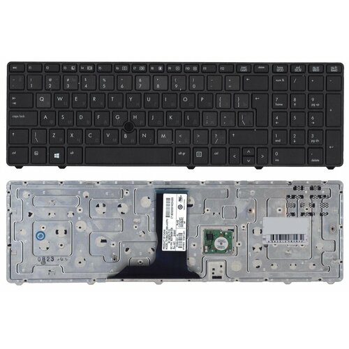 Клавиатура для ноутбука HP 684392-251 серая с указателем без подстветки