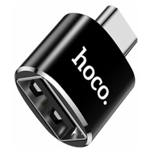 Адаптер Hoco UA5 Converter USB-A/ Type-C Черный