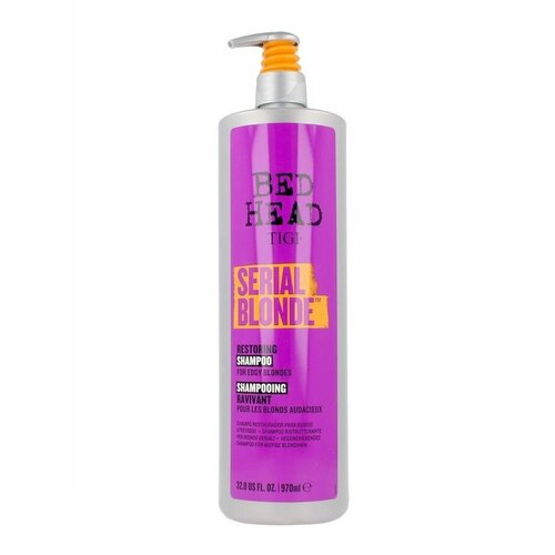 TIGI Bed Head Serial Blonde Shampoo - Bосстанавливающий шампунь для блондинок 970 мл