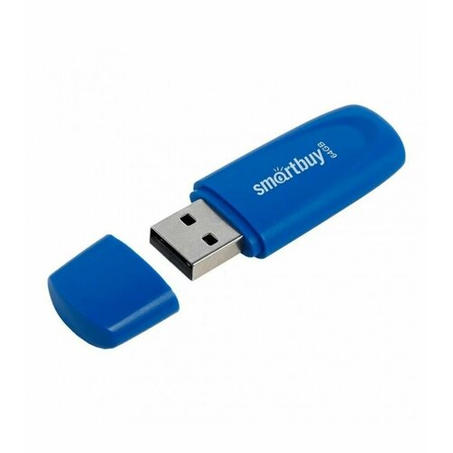 Флешка 64Gb SmartBuy Scout Blue SB064GB2SCB