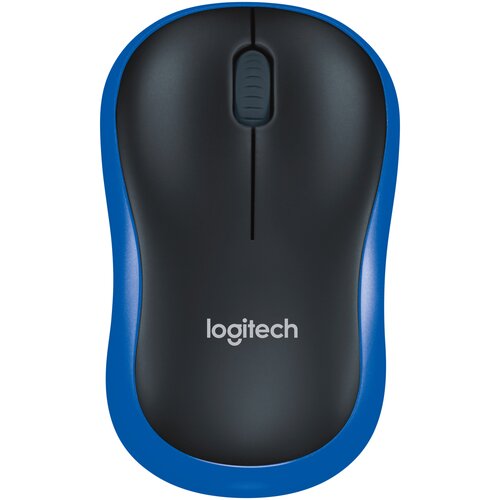Беспроводная компактная мышь Logitech Wireless Mouse M185, синий